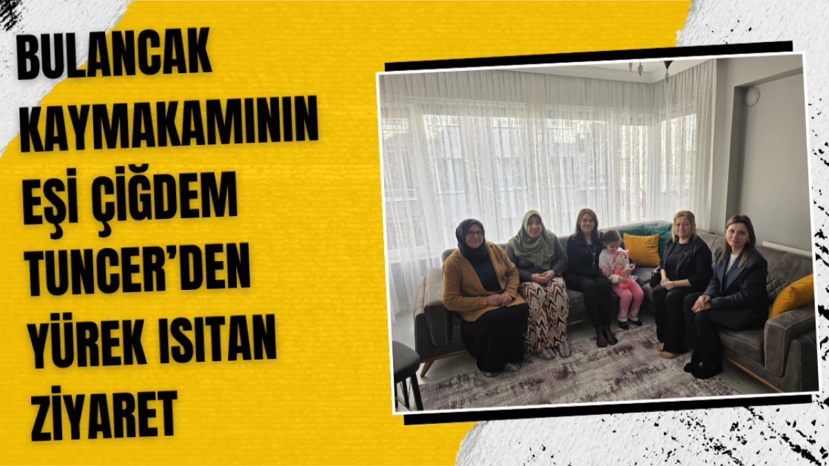 Bulancak Kaymakamının Eşi Çiğdem Tuncer’den Yürek Isıtan Ziyaret